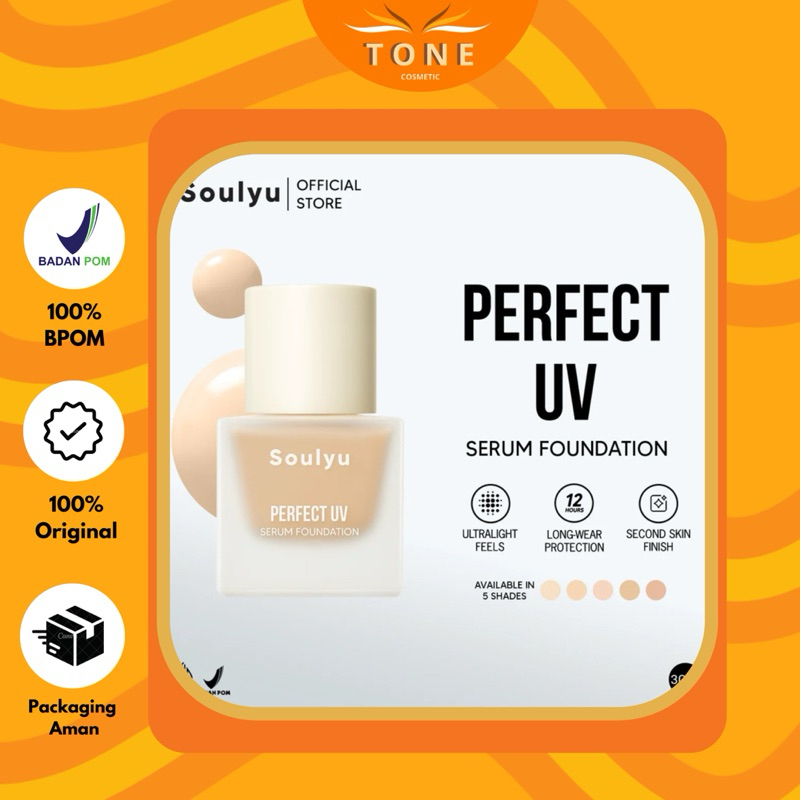 Jual SOULYU PERFECT UV SERUM FOUNDATION | Shopee Indonesia