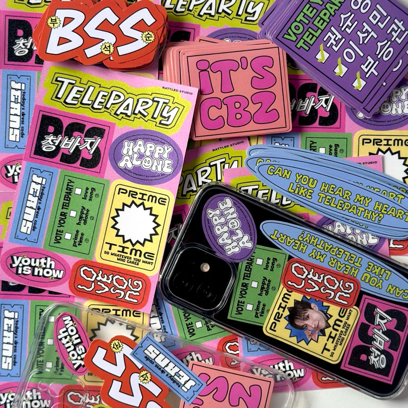 Jual TELEPARTY BSS SEVENTEEEN FANMADE PHOTO STICKER ☆ by RATTLED STUDIO ...