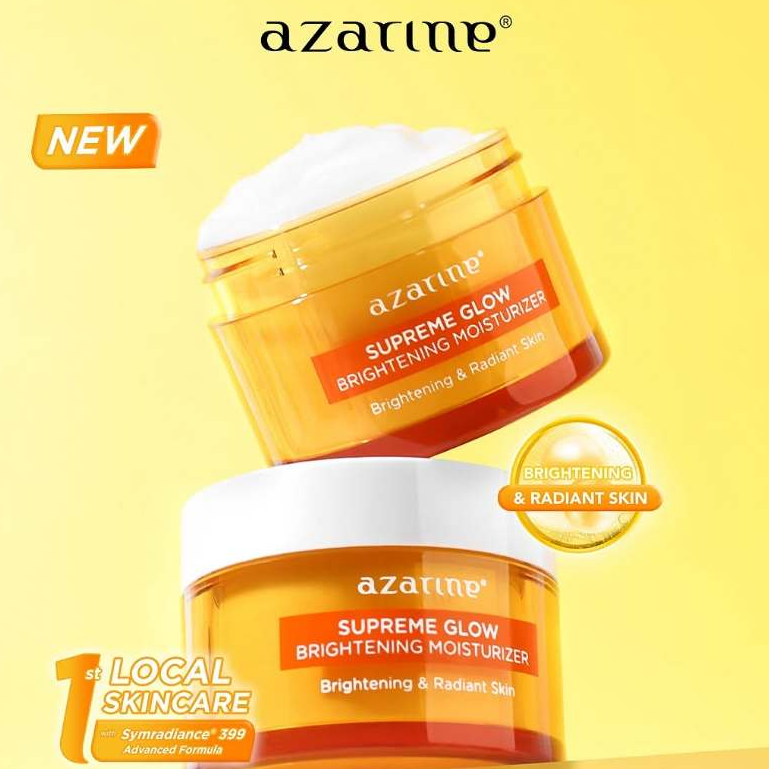 Jual GLAM - AZARINE Supreme Glow Brightening Moisturizer 30g - Pelembab ...
