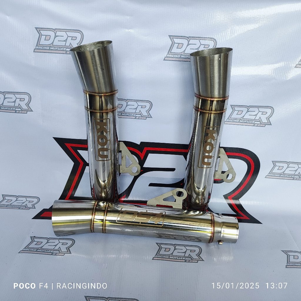 Jual Kou Mahachai SUPER OPEN Motorcycle Exhaust Inlet 51mm Muffler ...