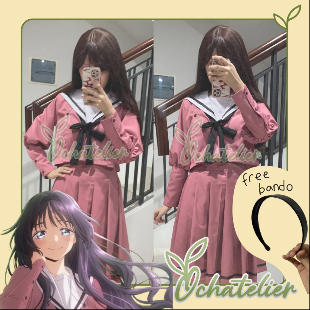 Jual [Ready Stock] Seifuku Kaoruko Waguri Kaoru Hana wa Rin to Saku ...