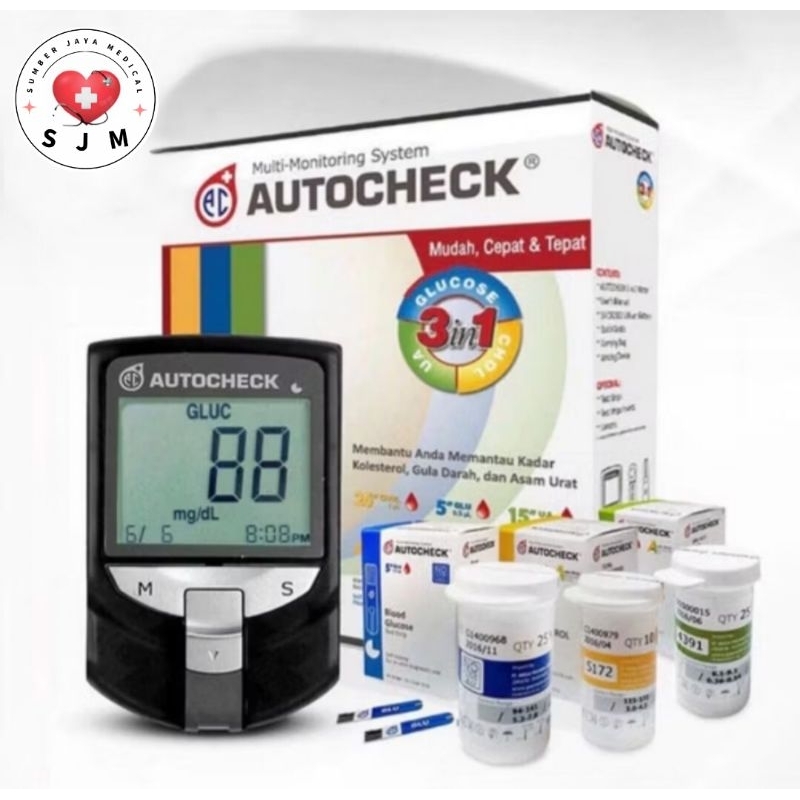 Jual ALAT AUTOCHECK GCU 3 IN 1 MULTI MONITORING SYSTEM / TEST GULA ...