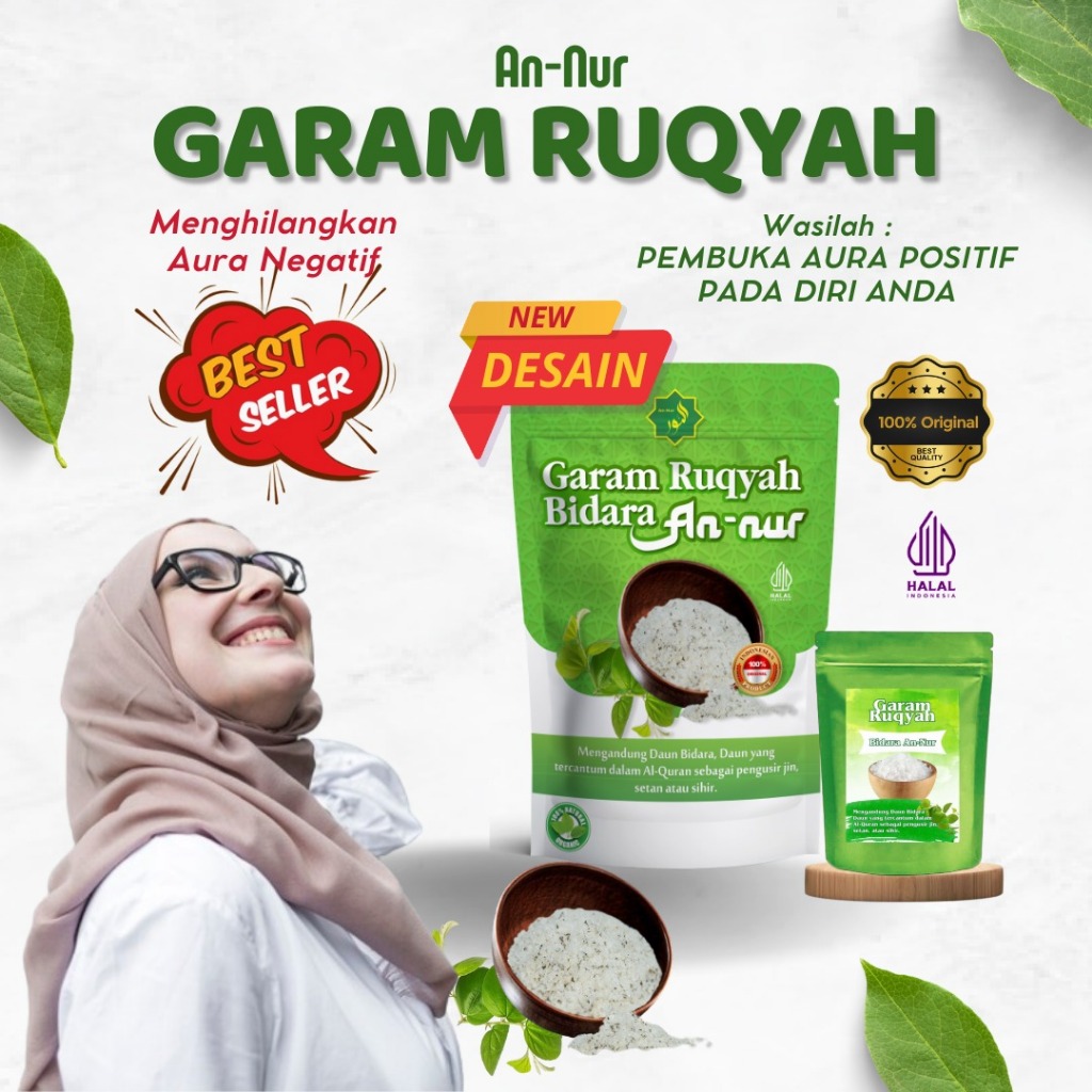 Jual GARAM RUQYAH BIDARA AN NUR PENANGKAL SIHIR KEBANGKRUTAN ASLI 100% ...
