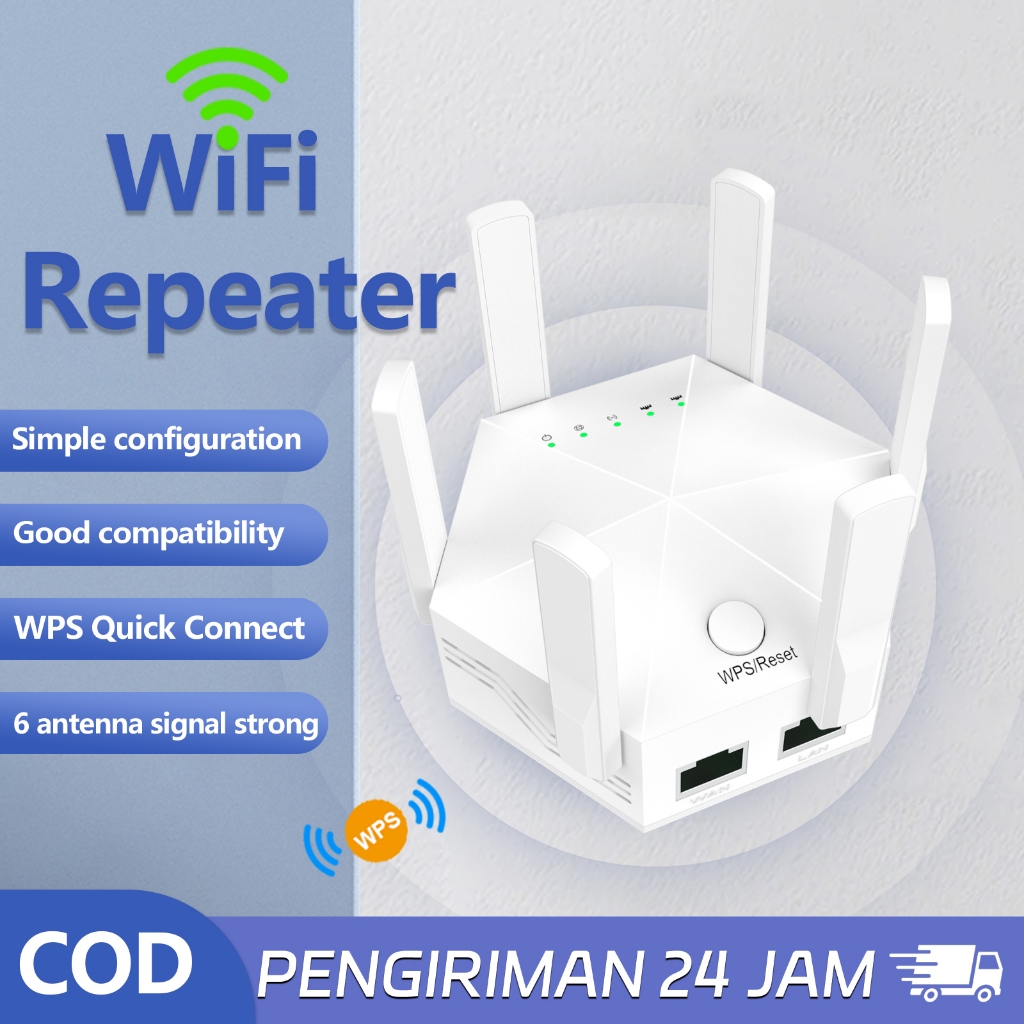 Jual 2025 Wifi Repeater Wireless wifi range Extender Router 300M penguat sinyal wifi Amplifier ...