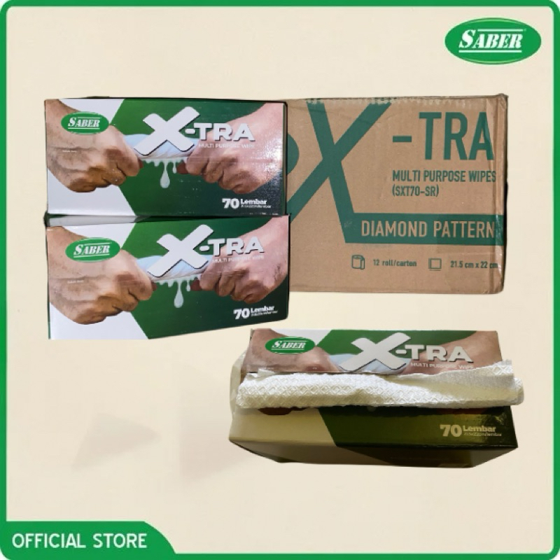 Jual SABER XTRA - Roll - Lap Serbaguna | Shopee Indonesia