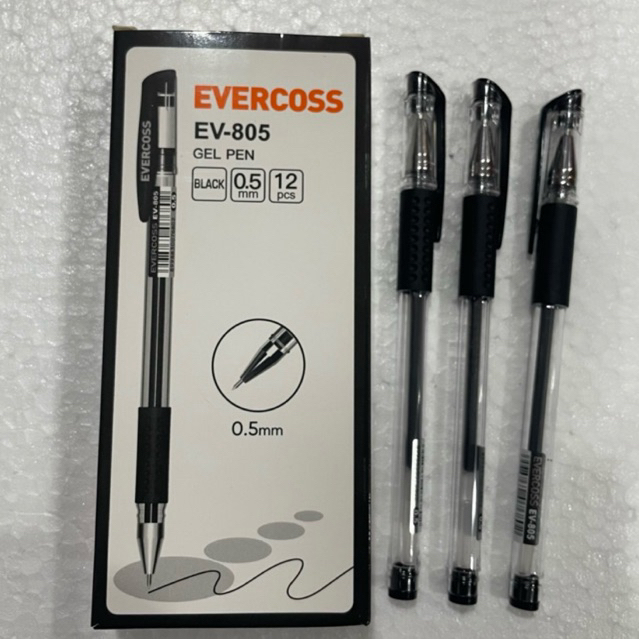 Jual Bolpen Gel EVERCOSS EV-805 (12 pcs) | Shopee Indonesia