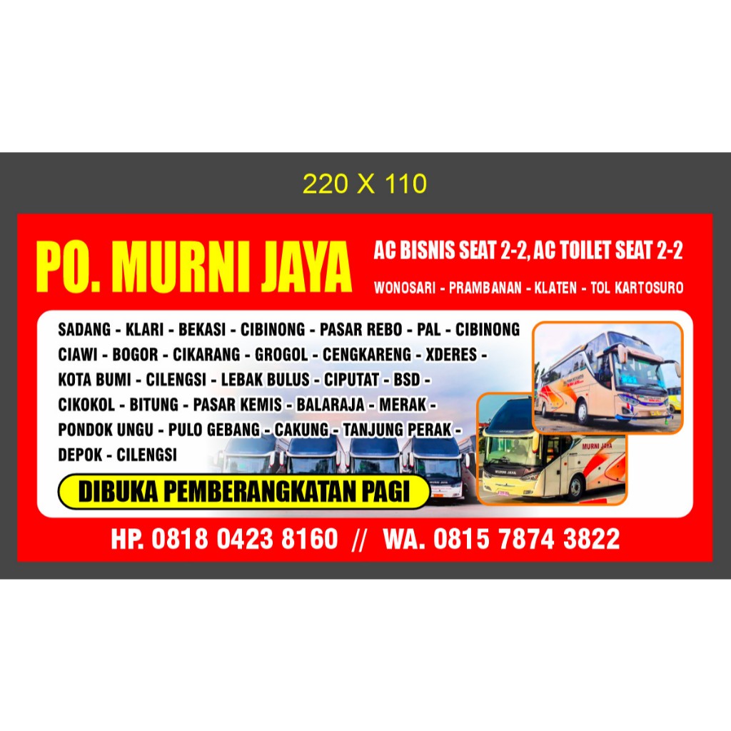 Jual CETAK BANNER AGEN BUS - Cetak Spanduk | Shopee Indonesia