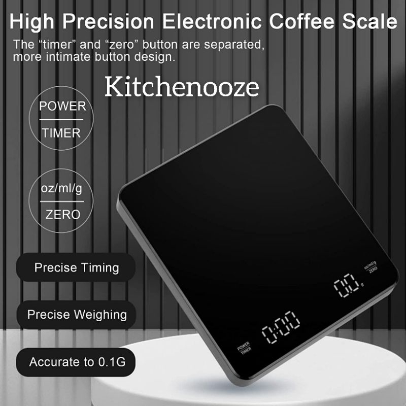 Jual Timbangan Kopi Digital Timer Scale I New Coffee Scale Rechargeable USB | Shopee Indonesia