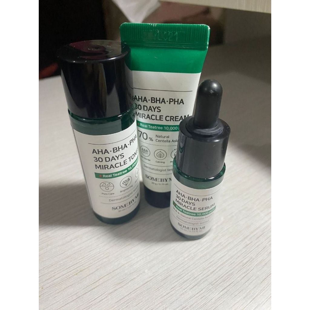Jual SOMEBYMI Miracle Serum + Cream + Toner (Travel Size) | Shopee ...