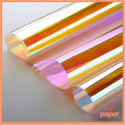 Jual Hologram Flower Wrapping Paper Waterproof Paper Kertas Hologram ...