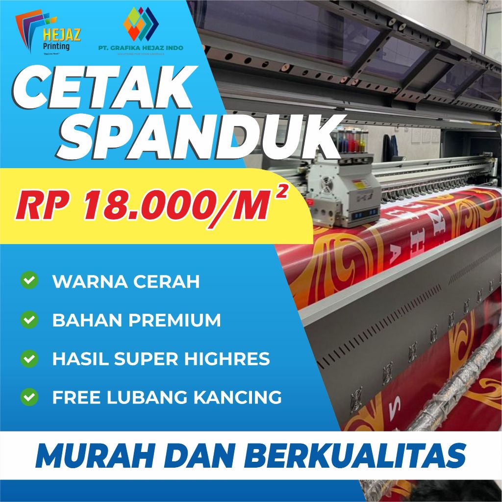 Jual Cetak Spanduk Murah / Cetak Banner / Custom Spanduk / Spanduk ...