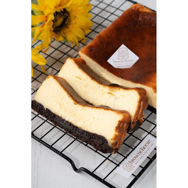 Jual Browncheese Burnt Cheesecake Brownie | Shopee Indonesia