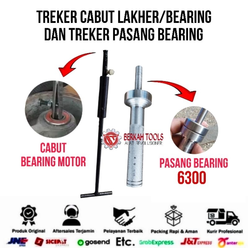 Jual Treker cabut bearing dan pasang bearing ukuran 6201,6202,6301,6300 ...