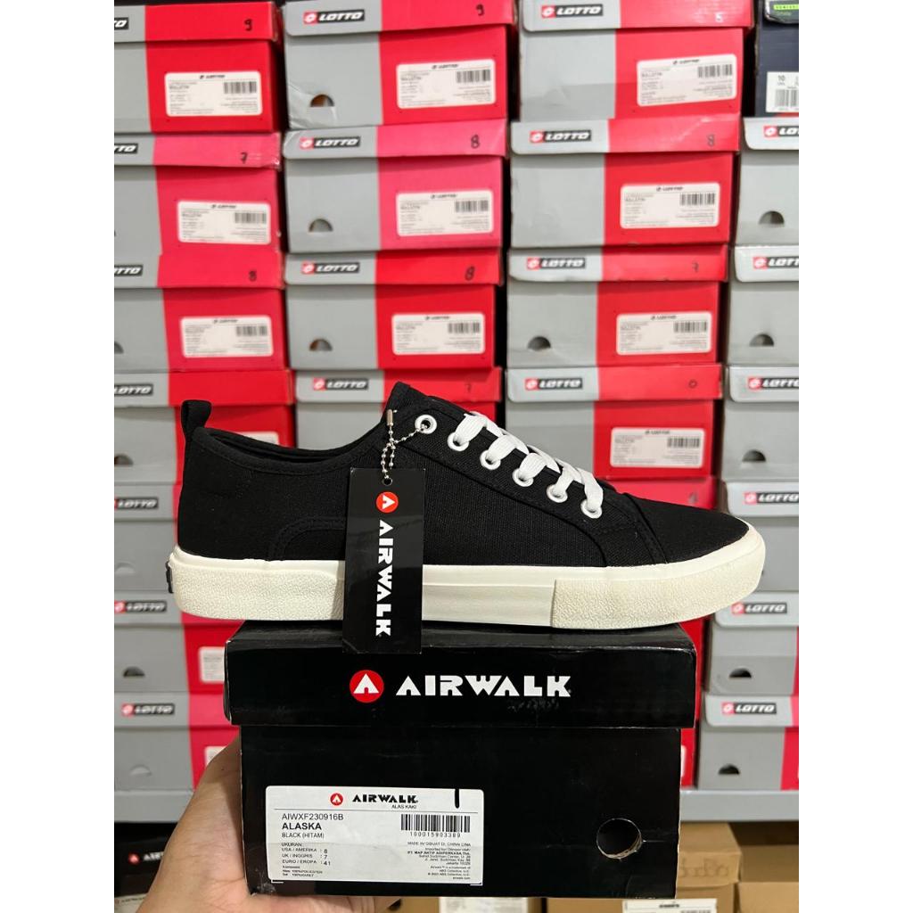 Jual Airwalk Alaska Black Men Shoes Original | Shopee Indonesia