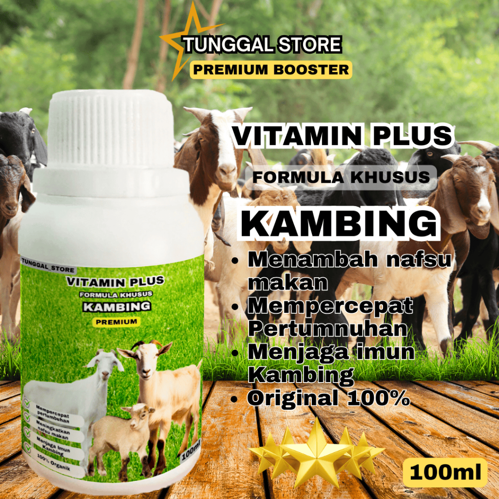 Jual VITAMINPLUS Ternak Kambing, Meningkatkan Nafsu Makan dan Imun ...