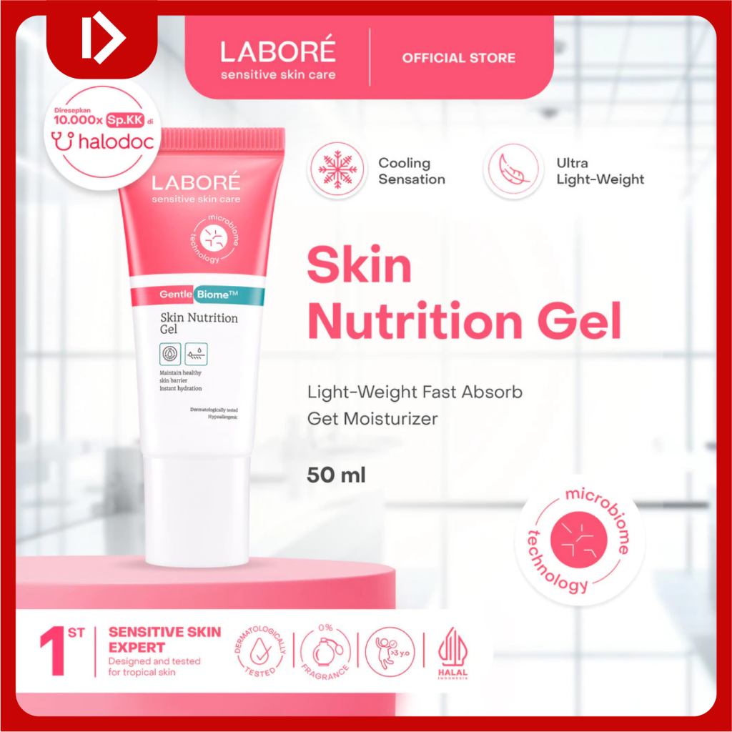 Jual DOSIDO - Labore GentleBiome Skin Nutrition Gel 50ml - Moisturizer ...