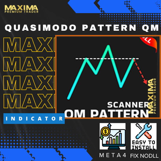 Jual Indicator Trading Quasimodo Pattern QM MT4 v3.2 - NODLL | Shopee ...