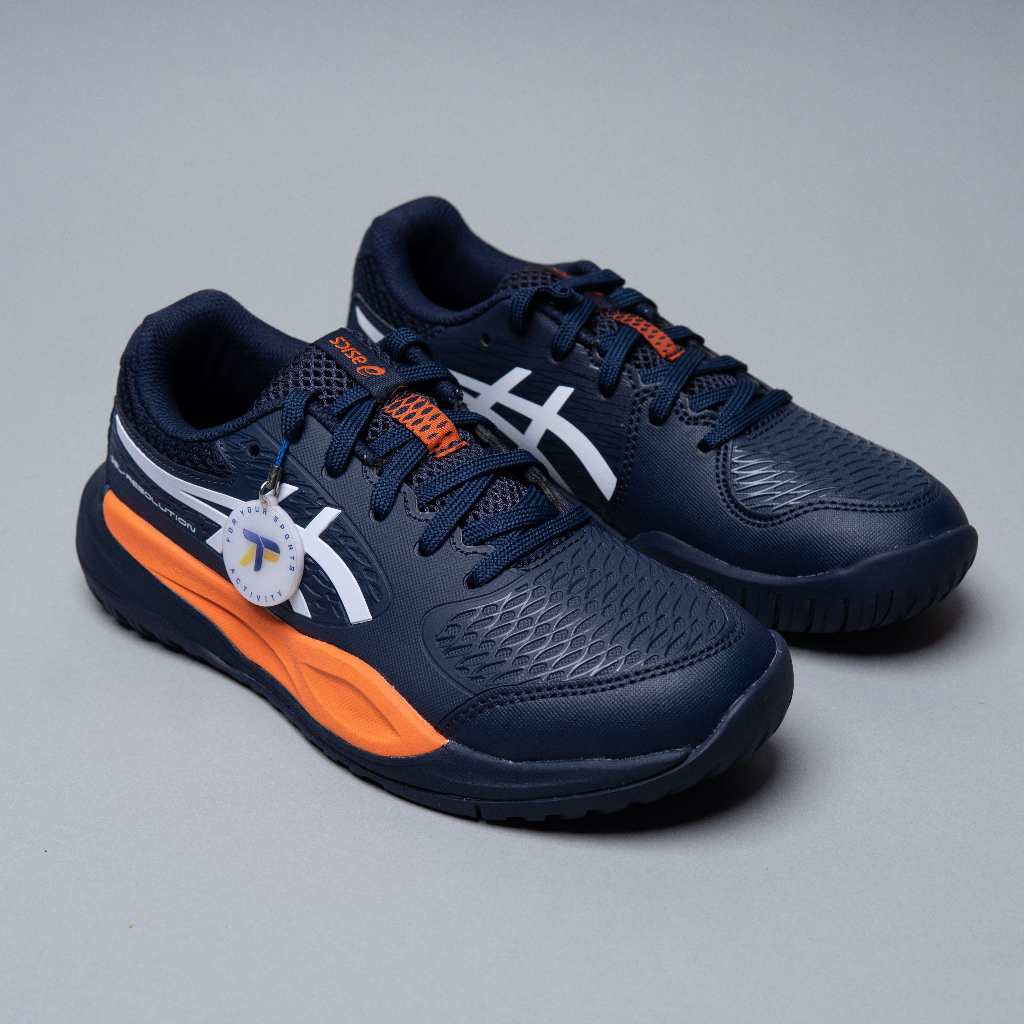 Jual Sepatu Tenis Tennis Shoes ASICS Gel-Resolution X GS Midnight/White ...