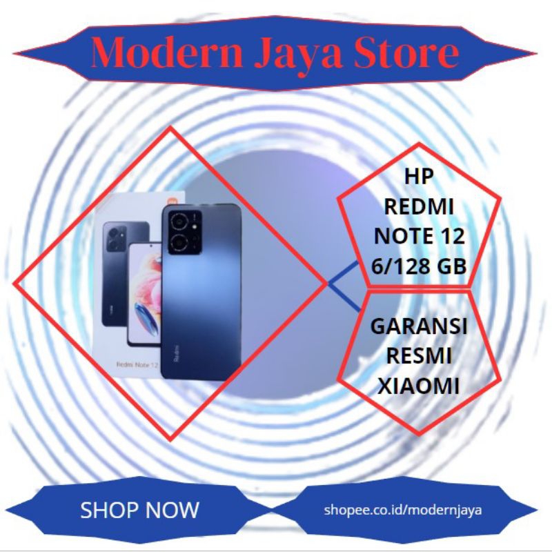 Jual Xiaomi Redmi Note 12 (6GB/128GB) | Shopee Indonesia