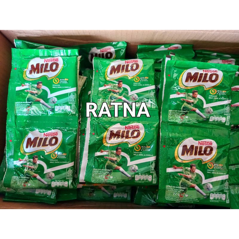 Jual MILO COKLAT SUSU NESTLE 22gr (1 Renteng isi 11 sachet) | Shopee ...