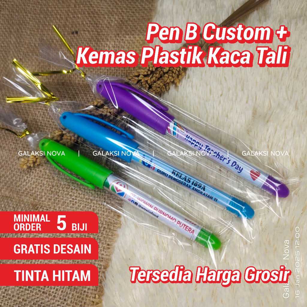 Jual Pulpen Custom Logo | Bolpoin Custom Tulisan | Bollpoint | Pen ...