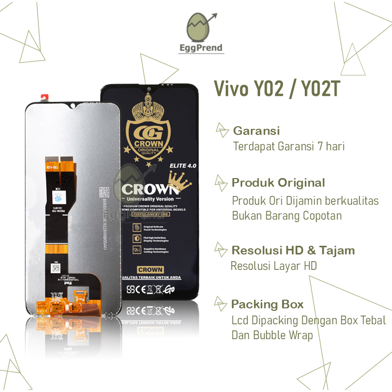 Jual LCD TOUCHSCREEN VIVO Y02 / Y02T / Y02A / V2217 ORIGINAL FULLSET ...