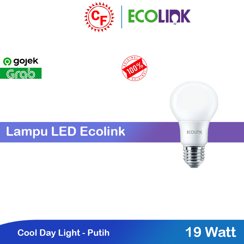 Jual Lampu LED Ecolink Bohlam Bulb 19 Watt Putih (19W 19 W 19Watt ...