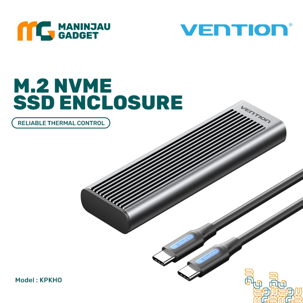 Jual VENTION M.2 M2 NVMe Casing SSD Enclosure External USB 3.1 | Shopee ...
