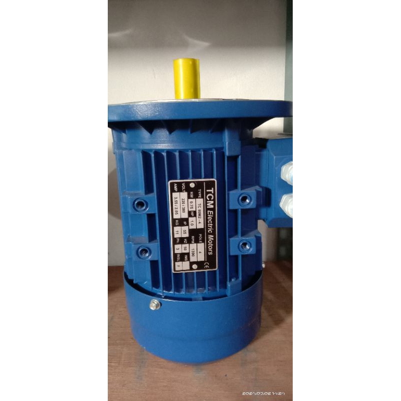 Jual elektro motor 0,75kw/1hp 3phase 4pole 380v b5 | Shopee Indonesia