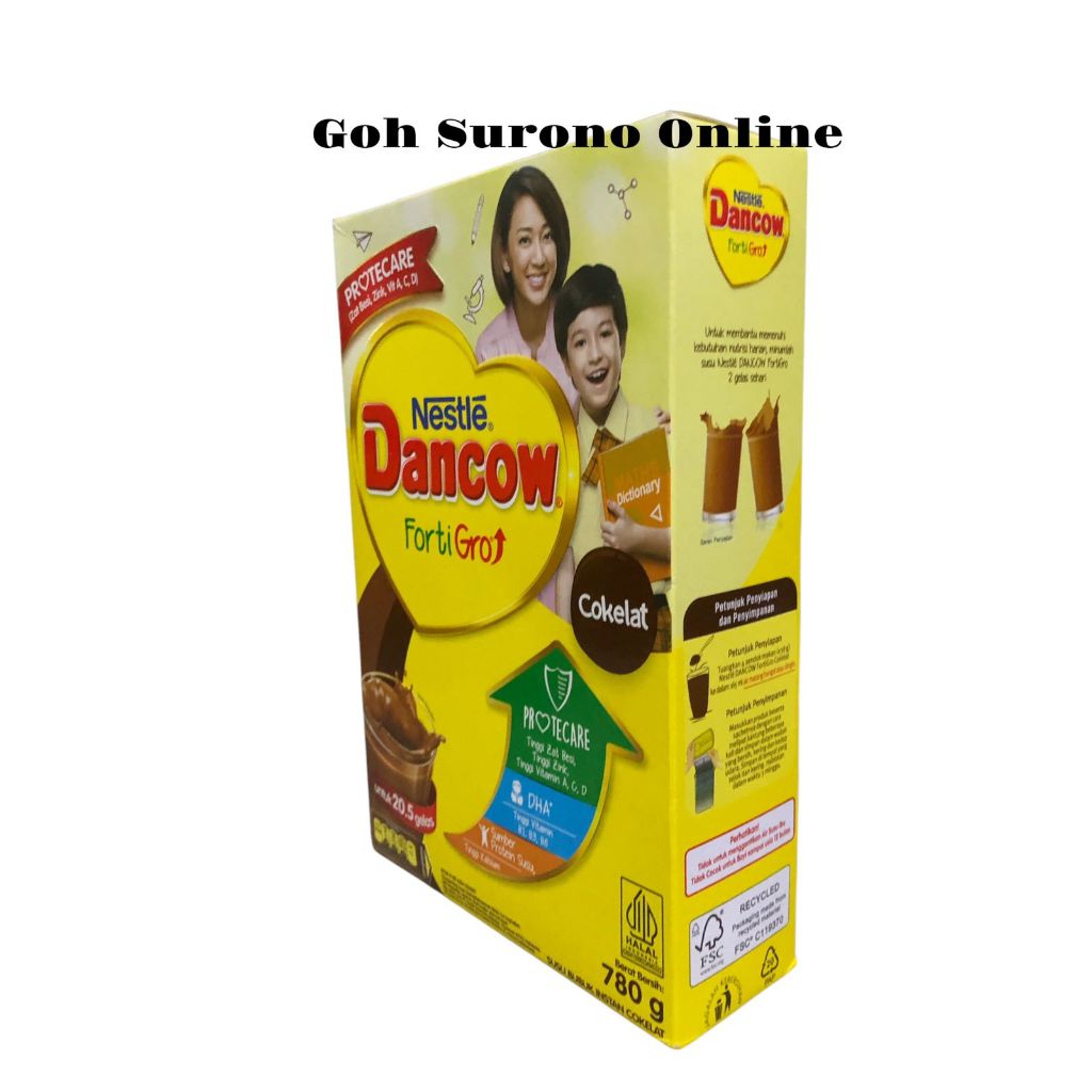 Jual Dancow Fortigro Coklat Box 780Gr NESTLE DANCOW FORTIGRO SUSU BUBUK ...