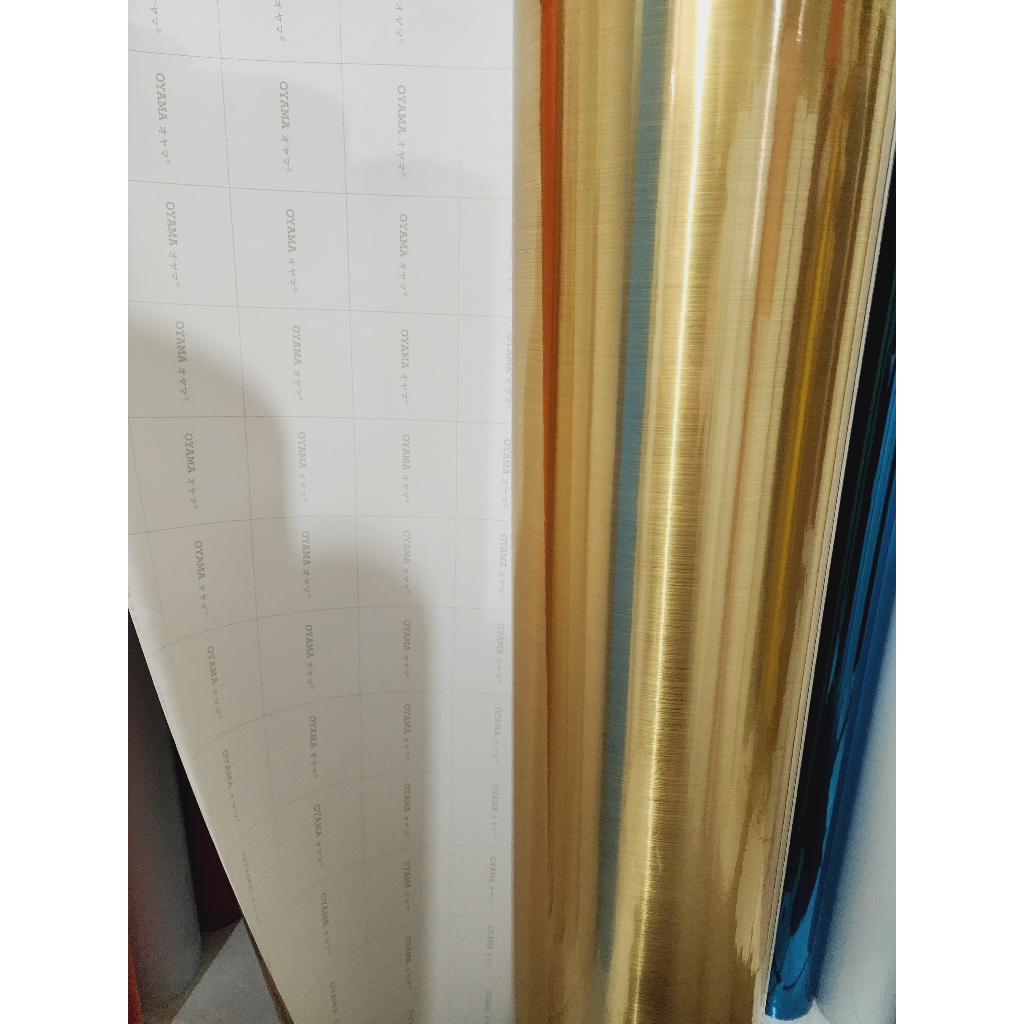 Jual Sticker Oyama Hairline Gold brush L120cm x P100cm | Shopee Indonesia