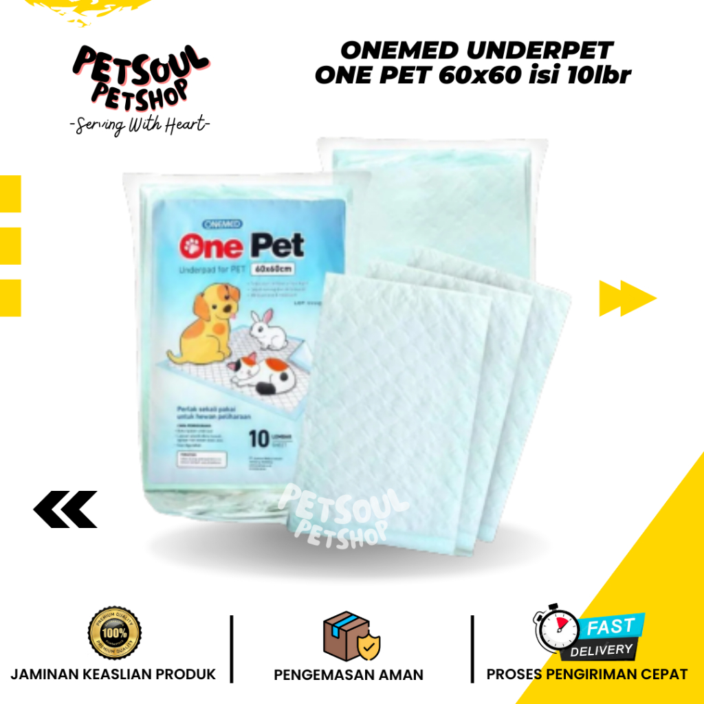 Jual Onemed Underpet One Pet / Toilet Training / uk 60x60 isi 10lbr ...