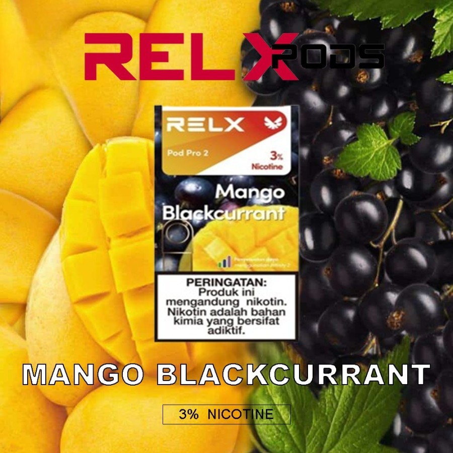 Jual RELX INFINITY ESSENTIAL POD PRO 2 MANGO BLACKCURRANT 1 PACK ISI 1 ...