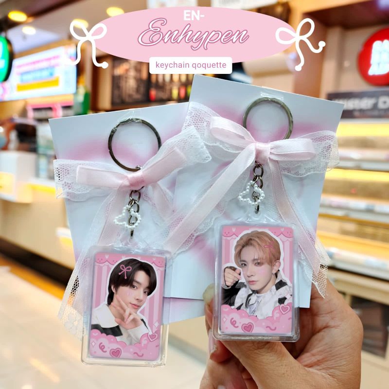 Jual ENHYPEN CLEAR KEYCHAIN/ KEYCHAIN QOQUETTE ENHYPEN/ KEYCHAIN ...
