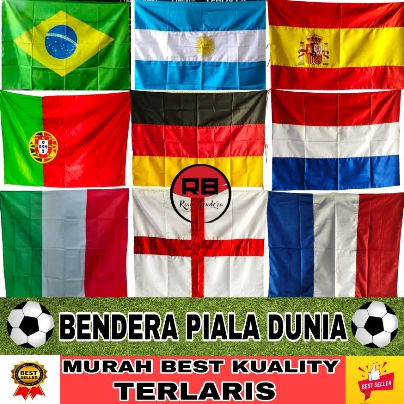 Jual BENDERA PIALA DUNIA 2022 & EURO GERMANY 2024 UKURAN BESAR DAN ...
