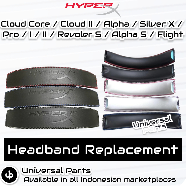 Jual Bando Headband Hyperx Cloud Core / Cloud II / Alpha / Silver X ...