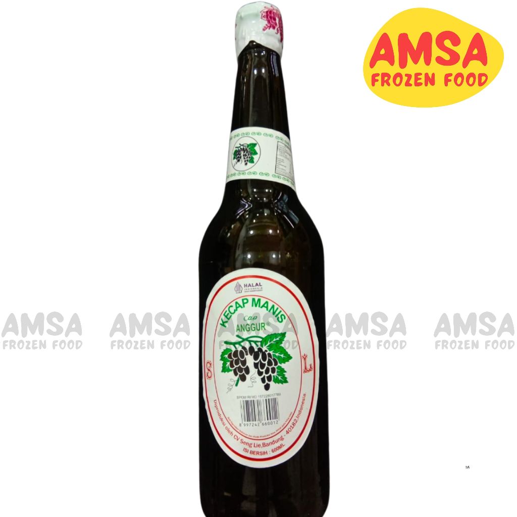 Jual Anggur Kecap Manis 600 ml / Kecap Manis Cap Anggur 600ml (botol ...