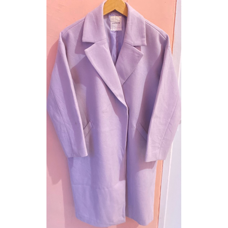 Jual LILAC SUPER LONG COAT WOL FULL FURING MADE IN JAPAN LD 112-120 ...