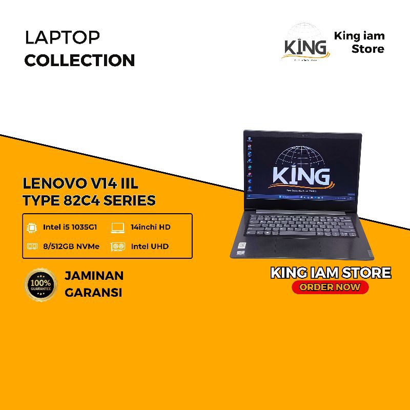 Jual LENOVO V14 IIL INTEL I5 1035G1 RAM 8GB DDR4 SSD 512GB NVMe | Shopee Indonesia