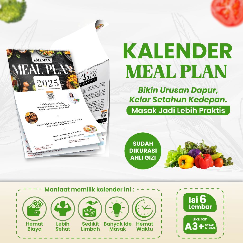 Jual KALENDER MEAL PLAN | Shopee Indonesia