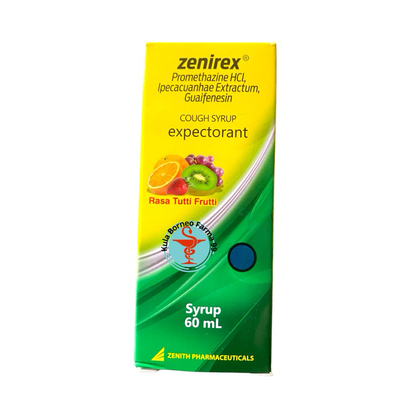 Jual ZENIREX COUGH SYRUP EXPECTORANT 60 ML | Shopee Indonesia