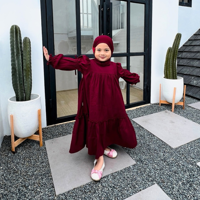 Jual AYESHA-KALUNA Gamis Anak 2-9 tahun | Shopee Indonesia