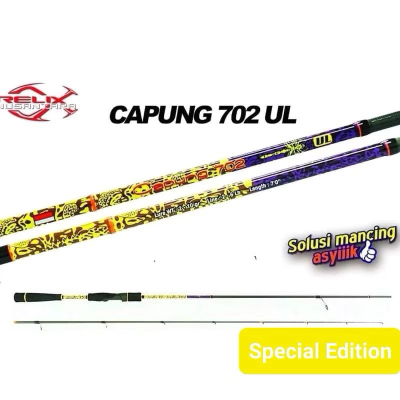 Jual Joran Relix Nusantara UL Capung V3 702 SE (Special Edition ...