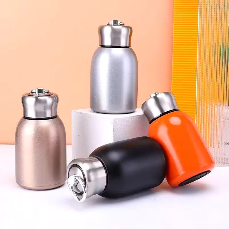 Jual THERMOS MINI STENLIS STEEL TAHAN PANAS SUS 304 KAPASITAS 280ML | Shopee Indonesia