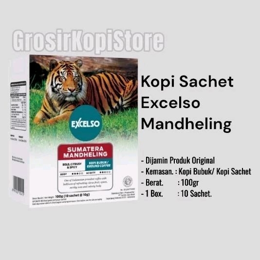 Jual Kopi Bubuk Sachet Excelso Sumatera- Saving Box | Shopee Indonesia