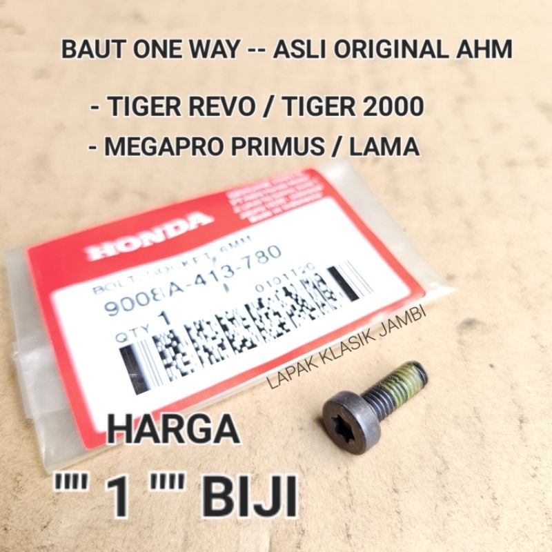 Jual Baut Bintang Oneway Stater Baut Oneway Wanway TIGER MEGAPRO Original Baru AHM | Shopee ...