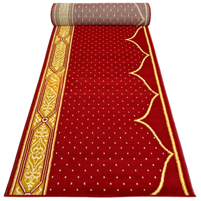 Jual Karpet Masjid / Sajadah Roll Madeena Motif Kubah 105 x 570 cm ...