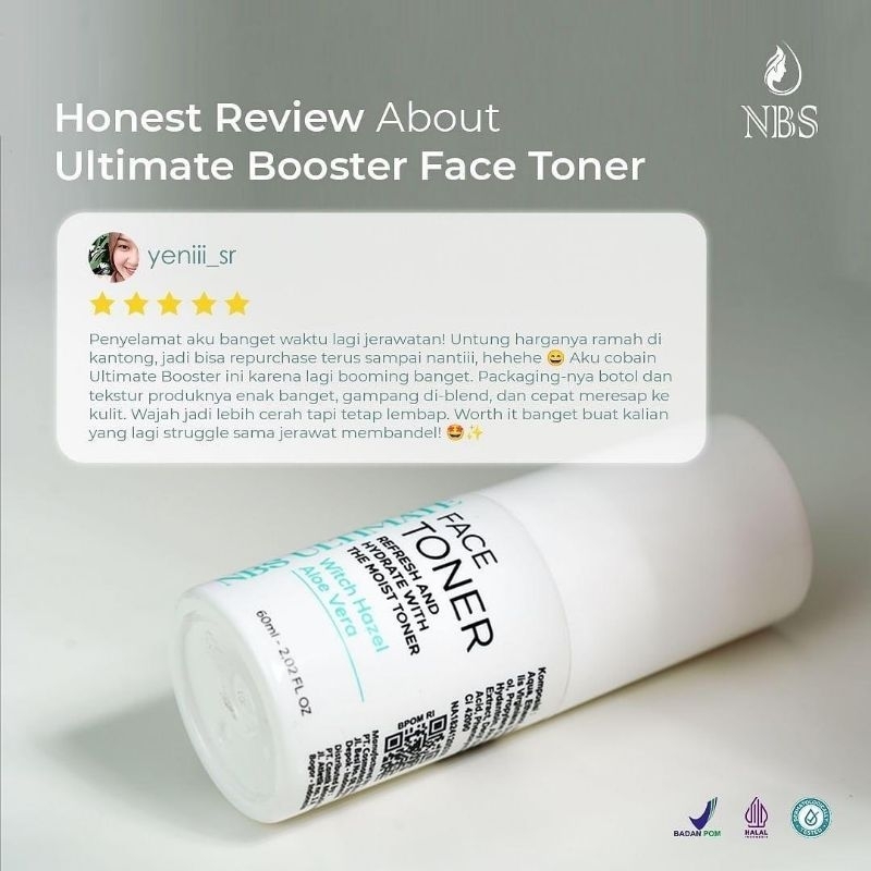 Jual TONER NBS ULTIMATE BOOSTER | 9x Mencerahkan | Shopee Indonesia