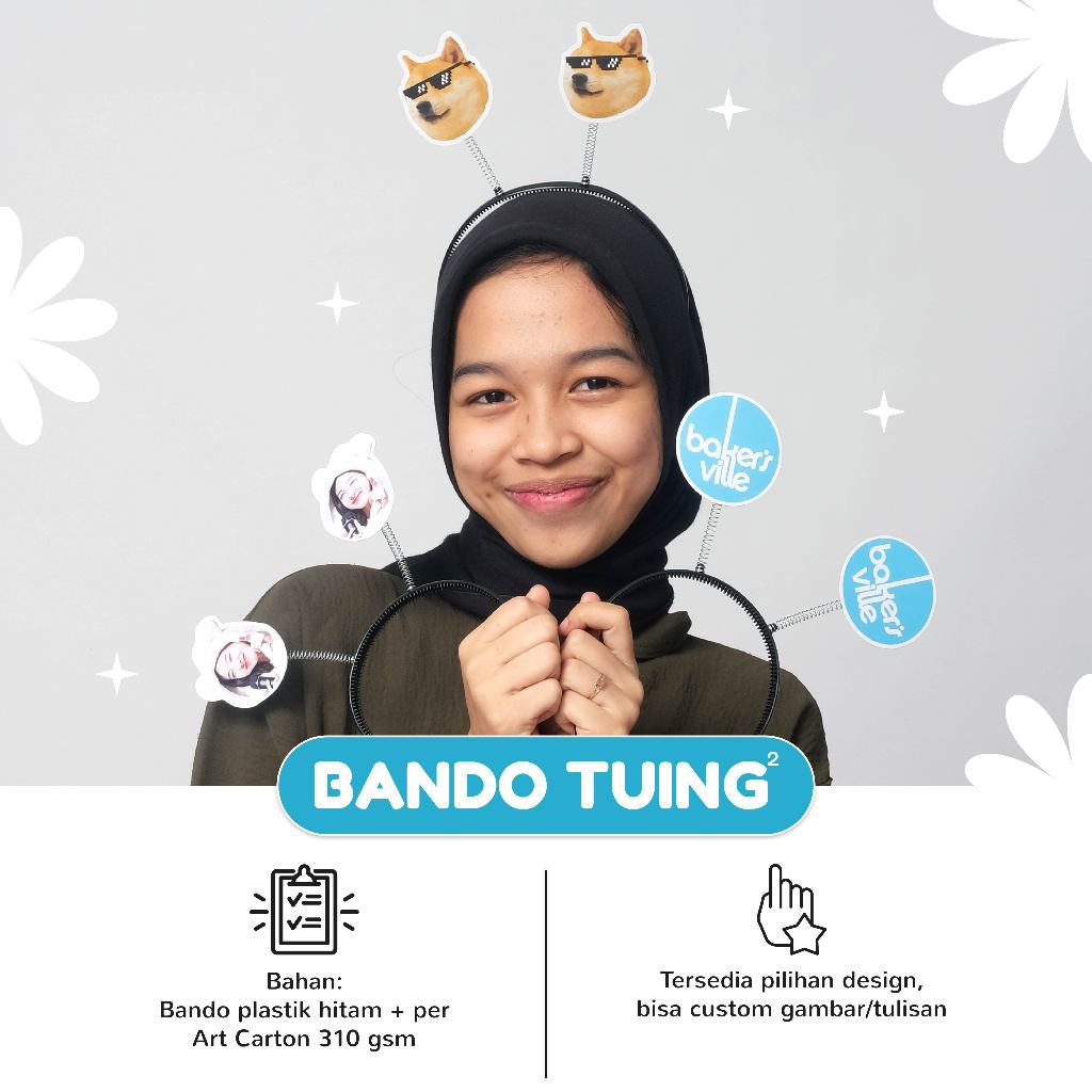 Jual CUSTOM BANDO PER TUING - TUING | ATRIBUT KONSER, ULANG TAHUN ...