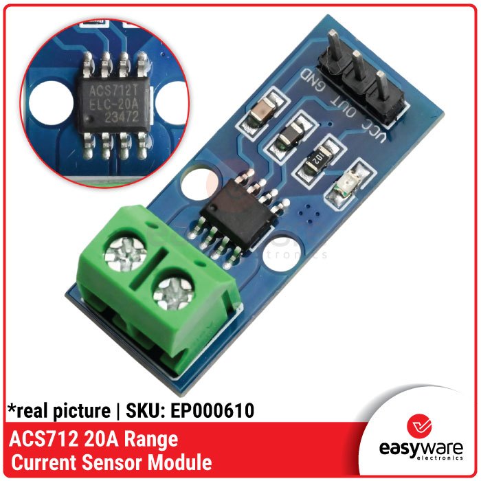 Jual Acs712 5a 20a 30a Hall Current Sensor Module Acs712telc Sensor Arus Module Shopee Indonesia